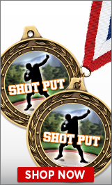 Shot Put Trophies | Shot Put Medals | Shot Put Plaques and Awards