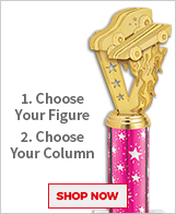 Powder Puff Trophies | Powder Puff Medals | Powder Puff Plaques and Awards