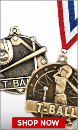 T-Ball Trophies | T-Ball Medals | T-Ball Plaques and Awards