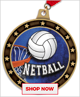 Netball Trophies | Netball Medals | Netball Plaques and Awards