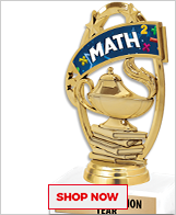 Math Trophies | Math Medals | Math Plaques and Awards
