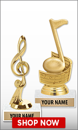 Violin Trophies - Violin Medals - Violin Plaques and Awards
