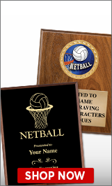 Netball Trophies | Netball Medals | Netball Plaques and Awards