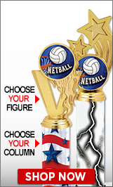 Netball Trophies | Netball Medals | Netball Plaques and Awards