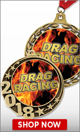 Drag Racing Trophies -Drag Racing Medals - Drag Racing Plaques and Awards