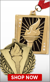 Torch Trophies - Torch Medals - Torch Plaques and Awards
