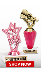 Cheerleading Trophies - Cheerleading Medals - Cheerleading Plaques and ...