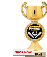 Pinball Trophies | Pinball Medals | Pinball Plaques and Awards