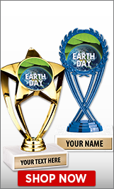 Earth Day Trophies | Earth Day Medals | Earth Day Plaques and Awards