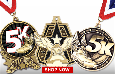 5K Trophies - 5K Medals - 5K Plaques and Awards