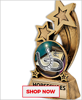Horseshoe Trophies | Horseshoe Medals | Horseshoe Plaques and Awards