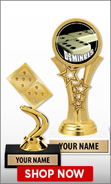 Dominoes Trophies | Dominoes Medals | Dominoes Plaques and Awards
