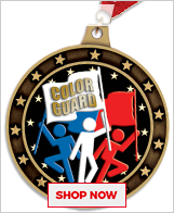 Color Guard Trophies | Color Guard Medals | Color Guard Plaques and Awards