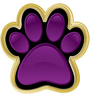 Paw Print Pins