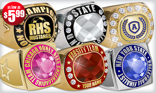 Custom Team Rings | School Team Rings and More!