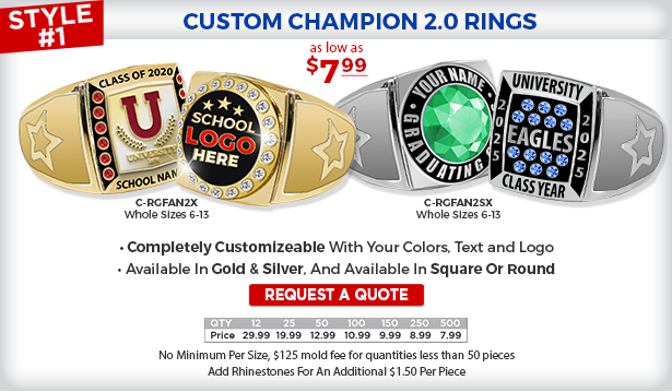 Custom Team Rings | School Team Rings and More!
