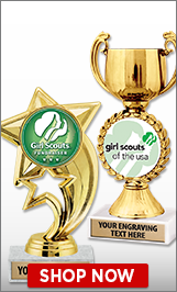 Girl Scouts Medals - Crown Awards