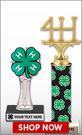 4-H Trophies - 4-H Medals - 4-H Plaques and Awards