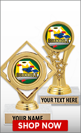 Cornhole Trophies - Cornhole Medals - Cornhole Plaques and Awards