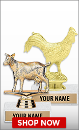 Farm Animals Trophies - Farm Animals Medals - Farm Animals Plaques and ...