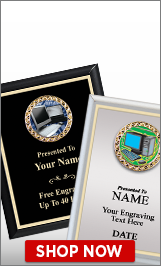 Computer Trophies - Computer Medals - Computer Plaques and Awards