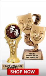 Drama Trophies | Drama Medals | Drama Plaques and Awards