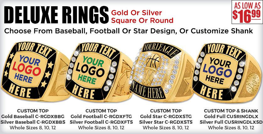 Custom Championship Rings | School Sports Champion Rings and More!