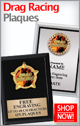 Drag Racing Trophies - Crown Awards
