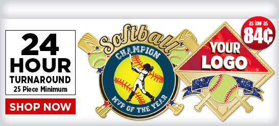 Custom Softball Pins