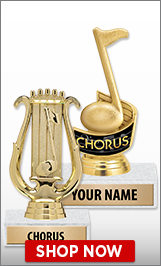 Chorus Trophies - Chorus Medals - Chorus Plaques and Awards
