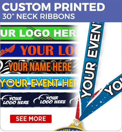 Neck Ribbons | Custom Printed Ribbons | Presentation Cases