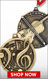 Violin Trophies - Violin Medals - Violin Plaques and Awards