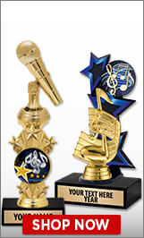Music Trophies - Music Medals - Music Plaques and Awards