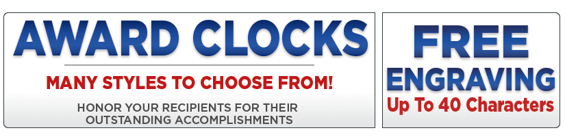 Award Clocks | Personalized Clocks | Crystal Clocks