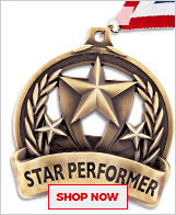 Star Performer Trophies | Star Performer Medals | Star Performer ...