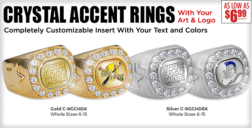Custom Championship Rings | School Sports Champion Rings and More!