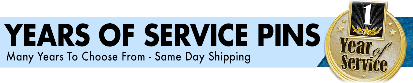 Years Of Service Pins