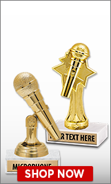 Singing Medals - Singing Trophies - Singing Plaques and Awards