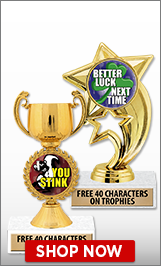 Joke Medals | Joke Trophies | Joke Plaques and Awards