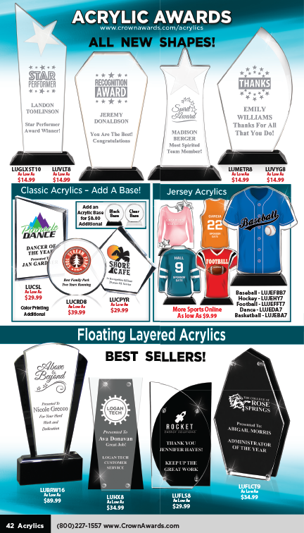Crown Awards Catalog