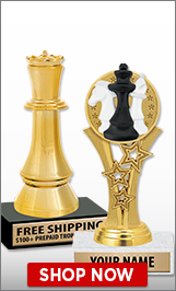 Chess Trophies | Chess Medals | Chess Plaques and Awards
