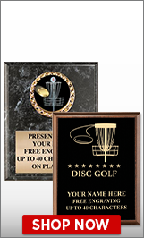 Disc Golf Trophies - Disc Golf Medals - Disc Golf Plaques and Awards