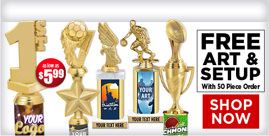 Custom Trophies | Award Trophies | Custom Logo Trophies