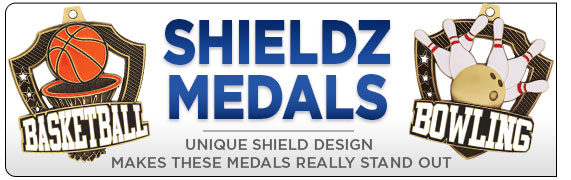2 1/4" Shieldz Medals