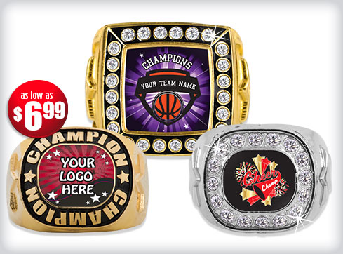 Custom Championship Rings | School Sports Champion Rings and More!