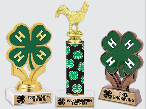 4-H Trophies | 4-H Medals | 4-H Plaques and Awards