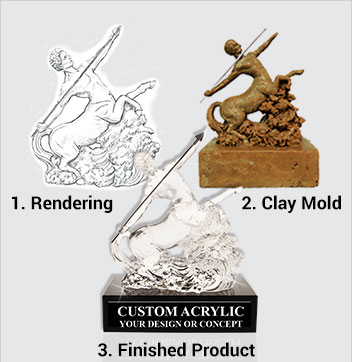Custom Cut Acrylics | Acrylic Awards | Custom Acrylic Embedments