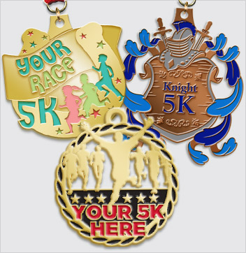 Custom 5K Medals
