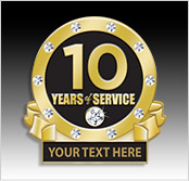 Years of Service Pins | Custom Service Award Pins