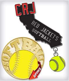 Custom Softball Pins